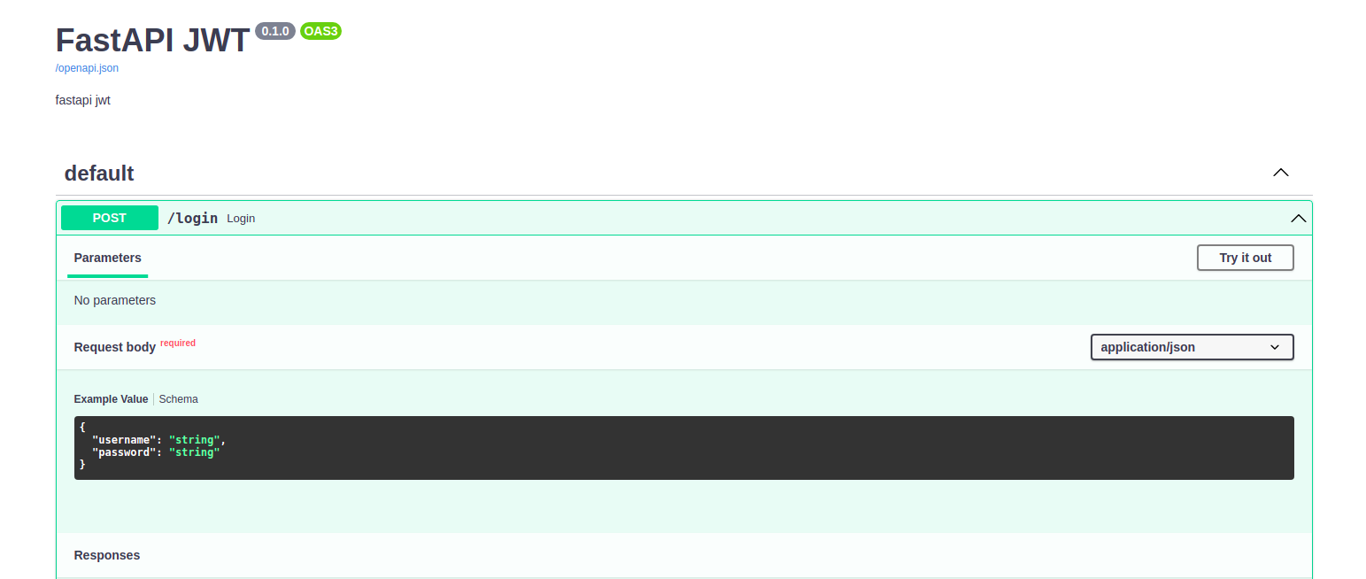 Tích hợp FastAPI với authentication bằng JWT