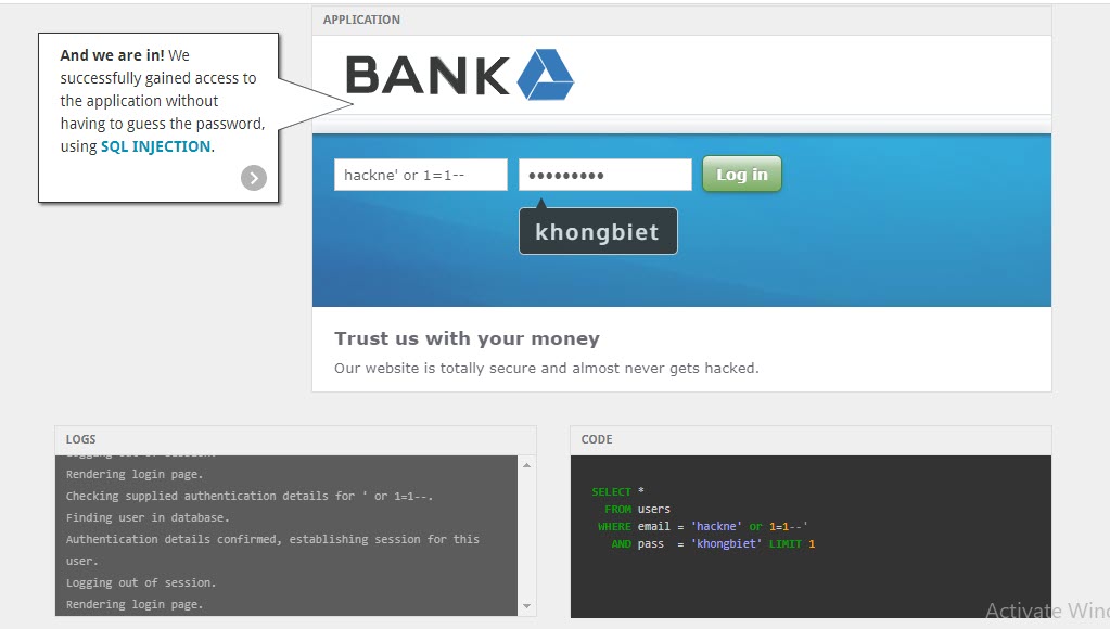 Tìm hiểu về SQL Injection