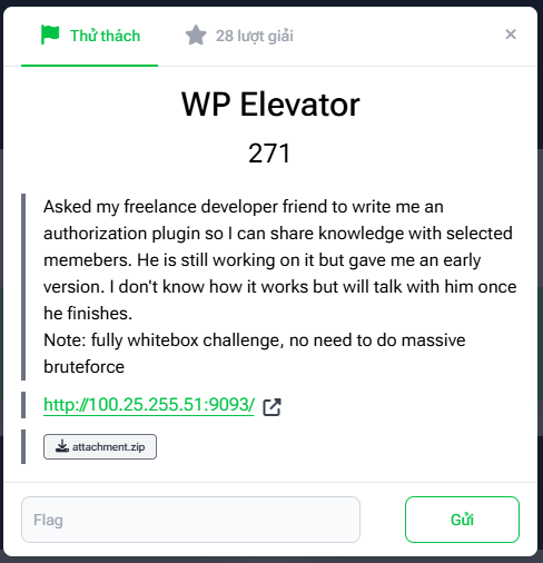 Writeup Patchstack WCUS CTF