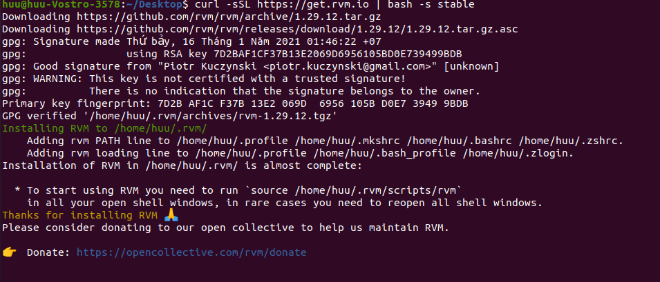Tutorial Setting Eviroment Rvm Ruby Ruby On Rails Mysql Connect With Mysql Workbench Trong