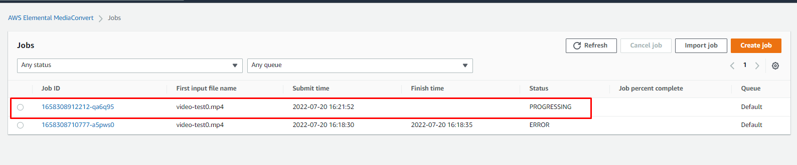 Sử dụng AWS MediaConvert để xử lí auto convert video HD sang SD