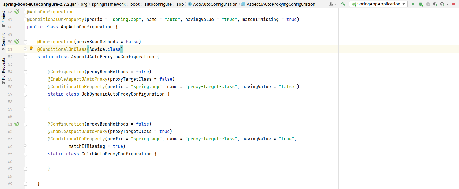Spring Boot proxy mechanism