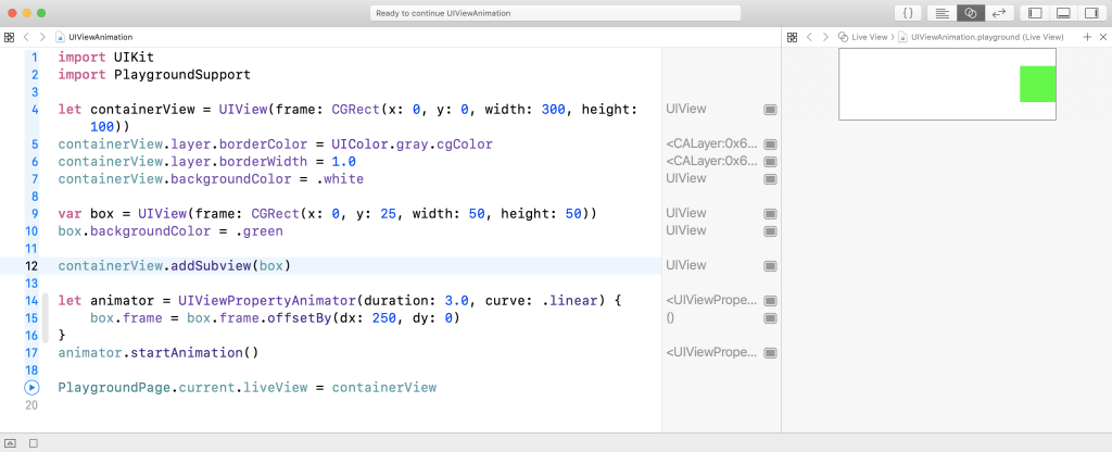 Tạo animations sử dụng UIViewPropertyAnimator trong iOS