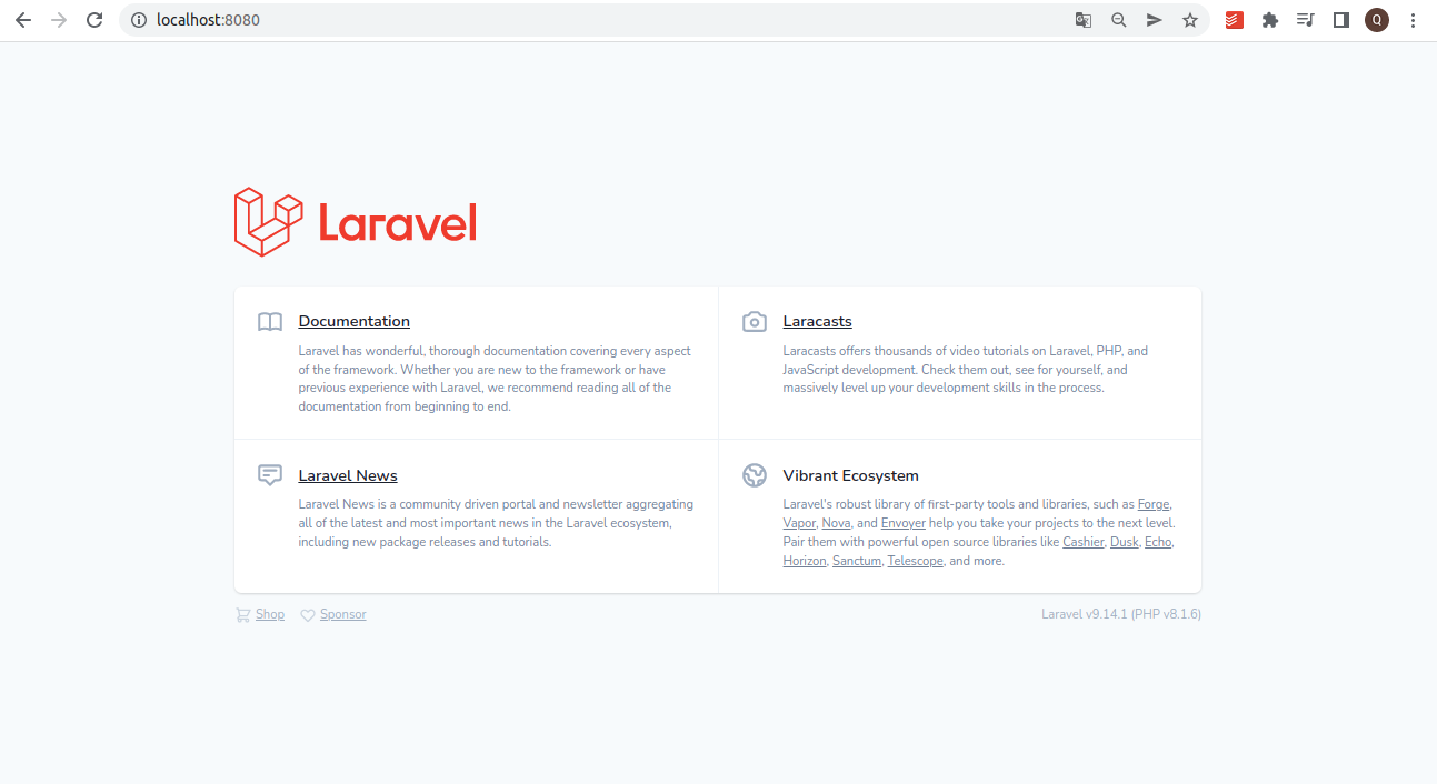 Xây dựng ứng dụng laravel với docker compose