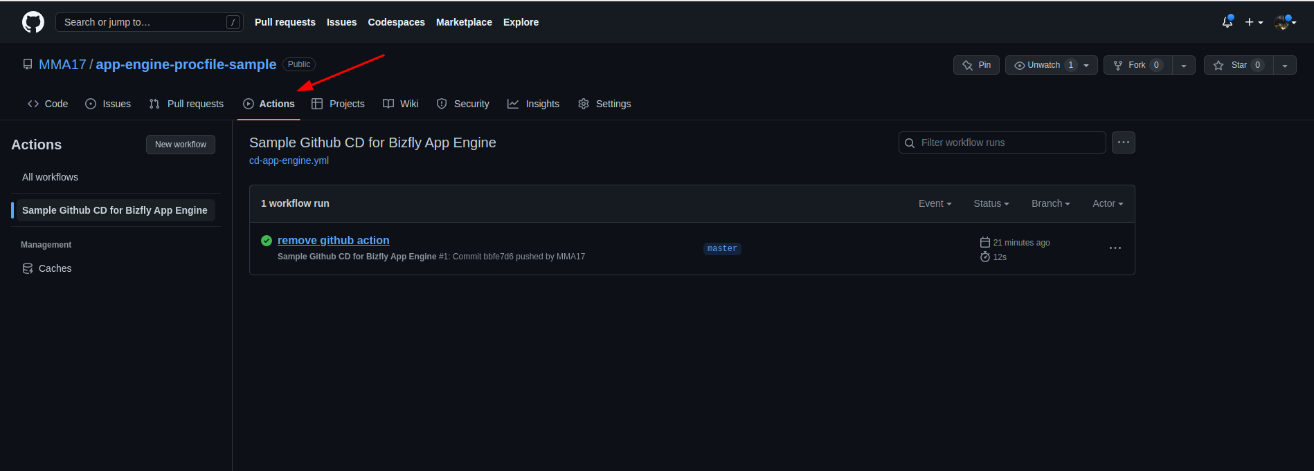 Tự động deploy Service trên Bizfly App Engine sử dụng Github Actions
