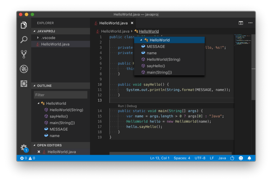 Blog#7: Sử dụng Visual Studio Code để code Java: Hướng dẫn cơ bản 2019 ...