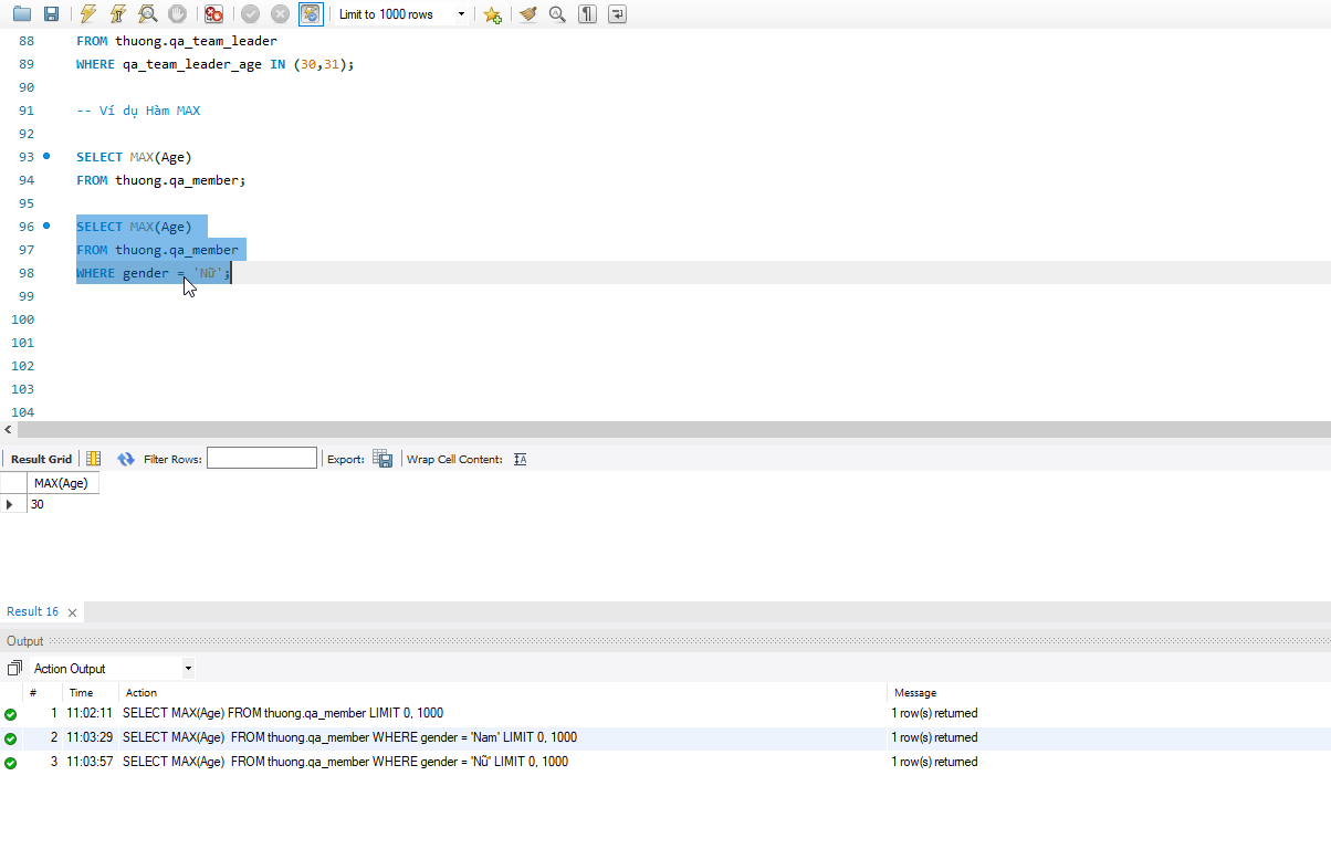 MỘT SỐ THAO TÁC CƠ BẢN TRÊN MYSQL MÀ TESTER/QA NÊN BIẾT (Phần 6)