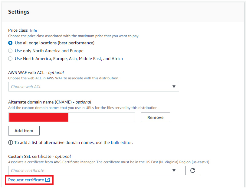Serverless Series (Golang) - Bài 6 (bổ sung) - Add custom domain for CloudFront