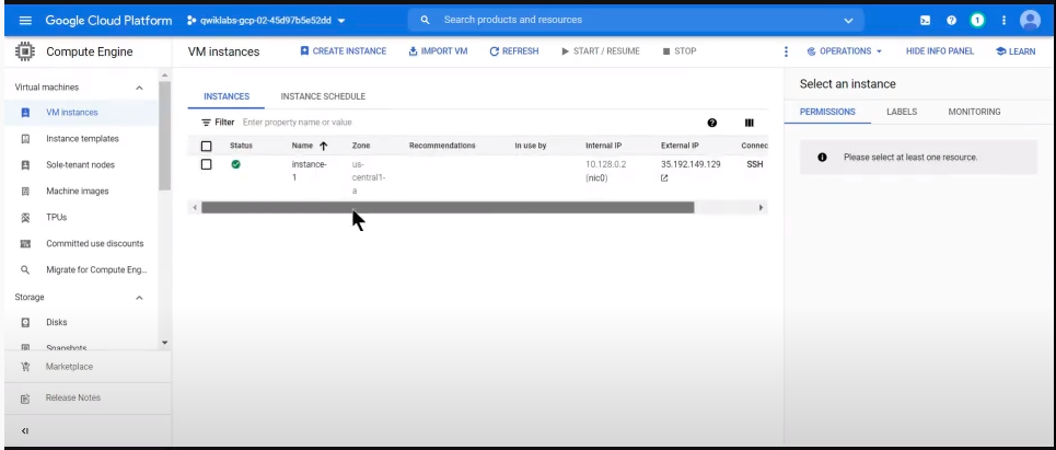 GOOGLE COMPUTE ENGINE IN GOOGLE CLOUD PLATFORM (GCP)