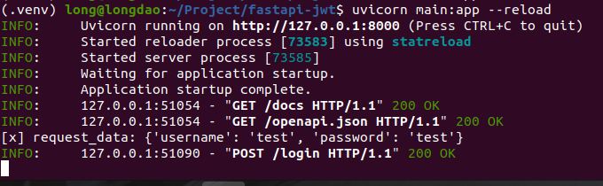 Tích hợp FastAPI với authentication bằng JWT