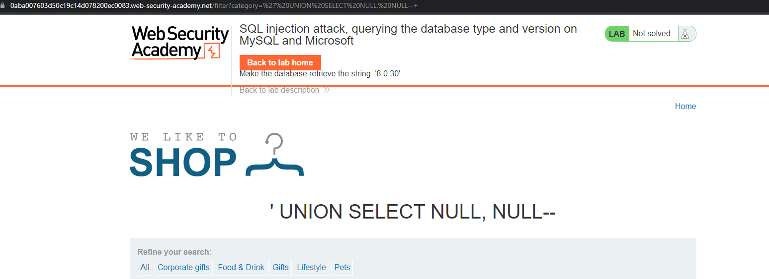 SQL injection vulnerabilities - Lỗ hổng SQL injection (Phần 3)