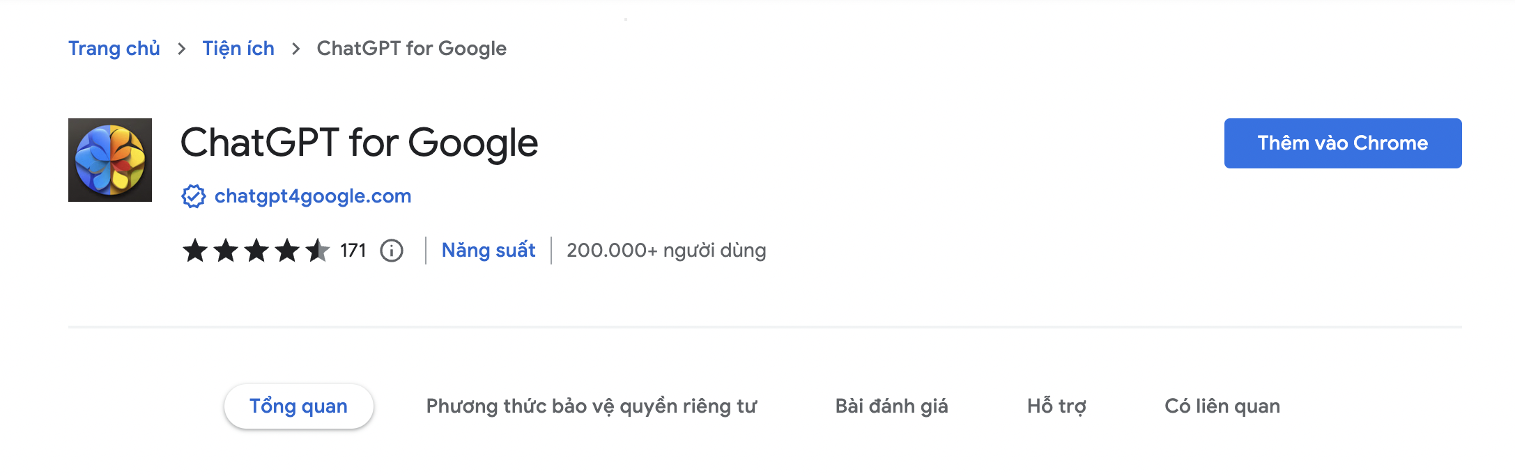 Tích hợp ChatGPT for Google Extension vào Google Search - gấp đôi sự ...