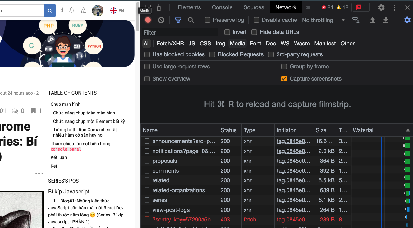 Mẹo sử dụng Chrome DevTools - Part 2 - 😊 (Series: Bí kíp Javascript - PHẦN 47)