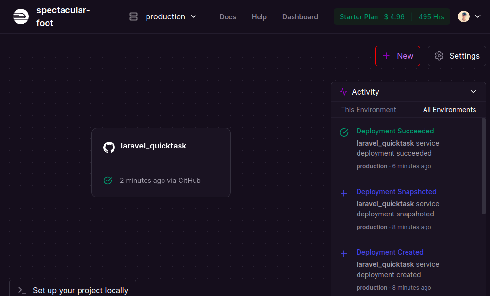 Deploy Project Laravel Trên Railway Viblo 