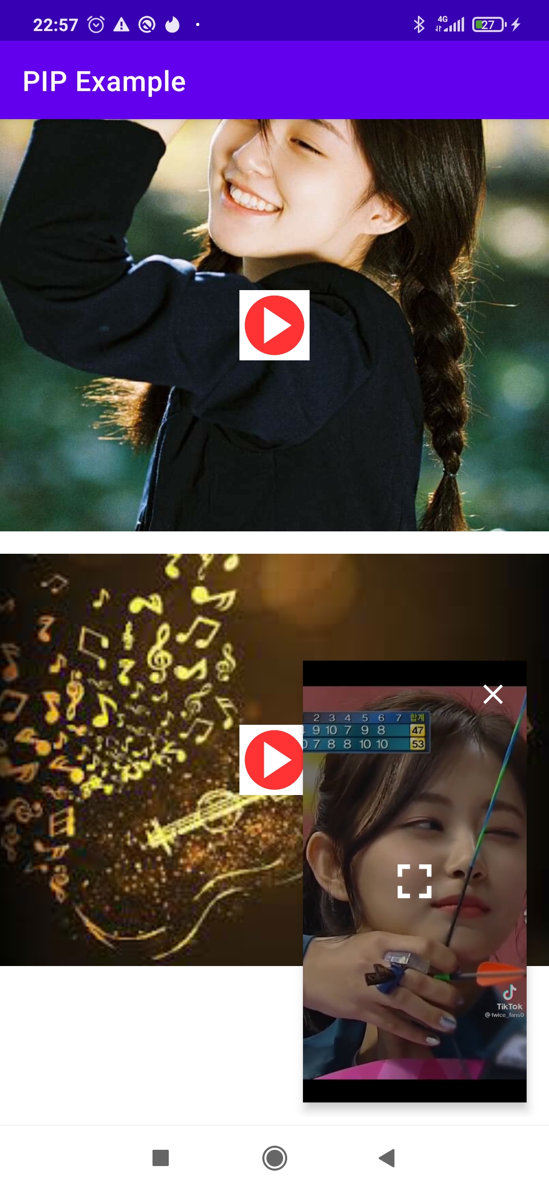 Picture-in-picture support - Android