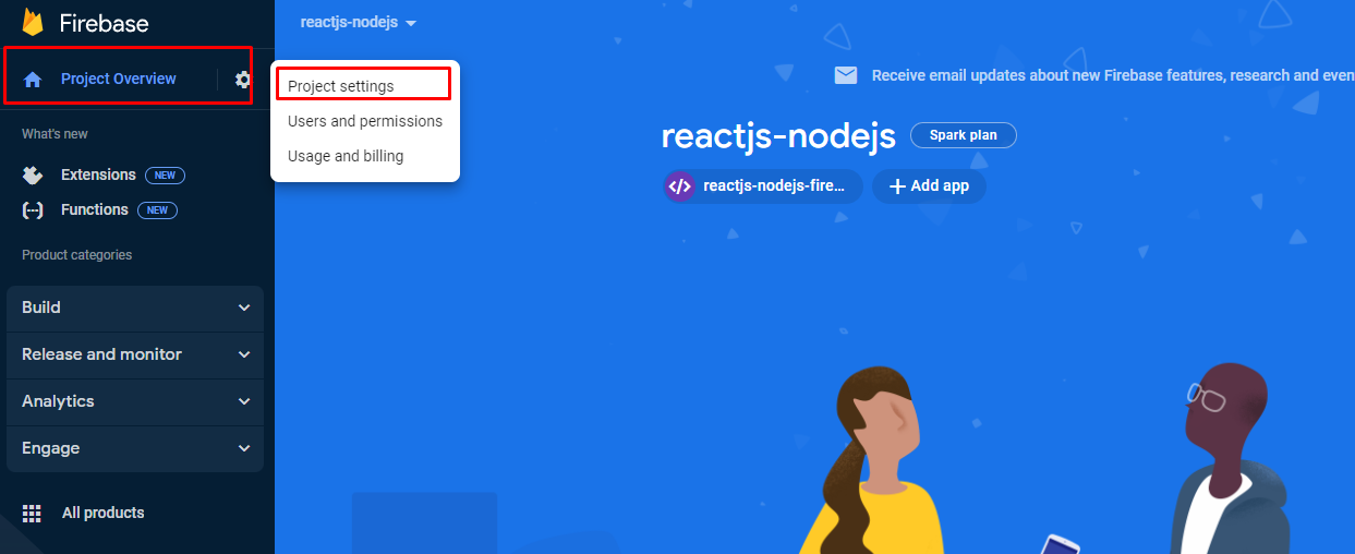 Push Nofication firebase kết hợp ReactJS và NodeJs