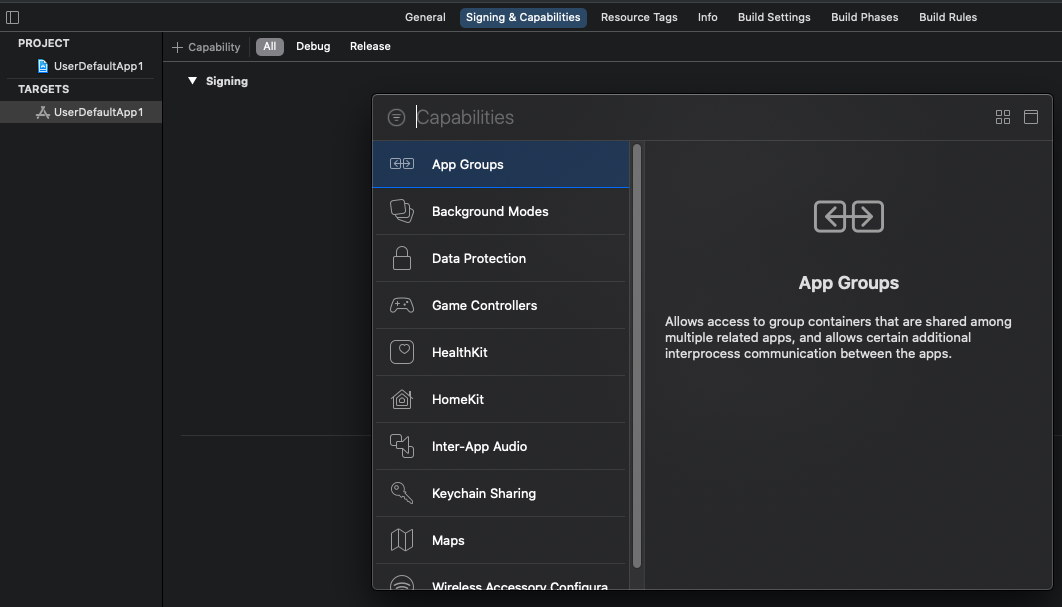 Chia sẻ dữ liệu Local giữa các App trong iOS qua UserDefaults