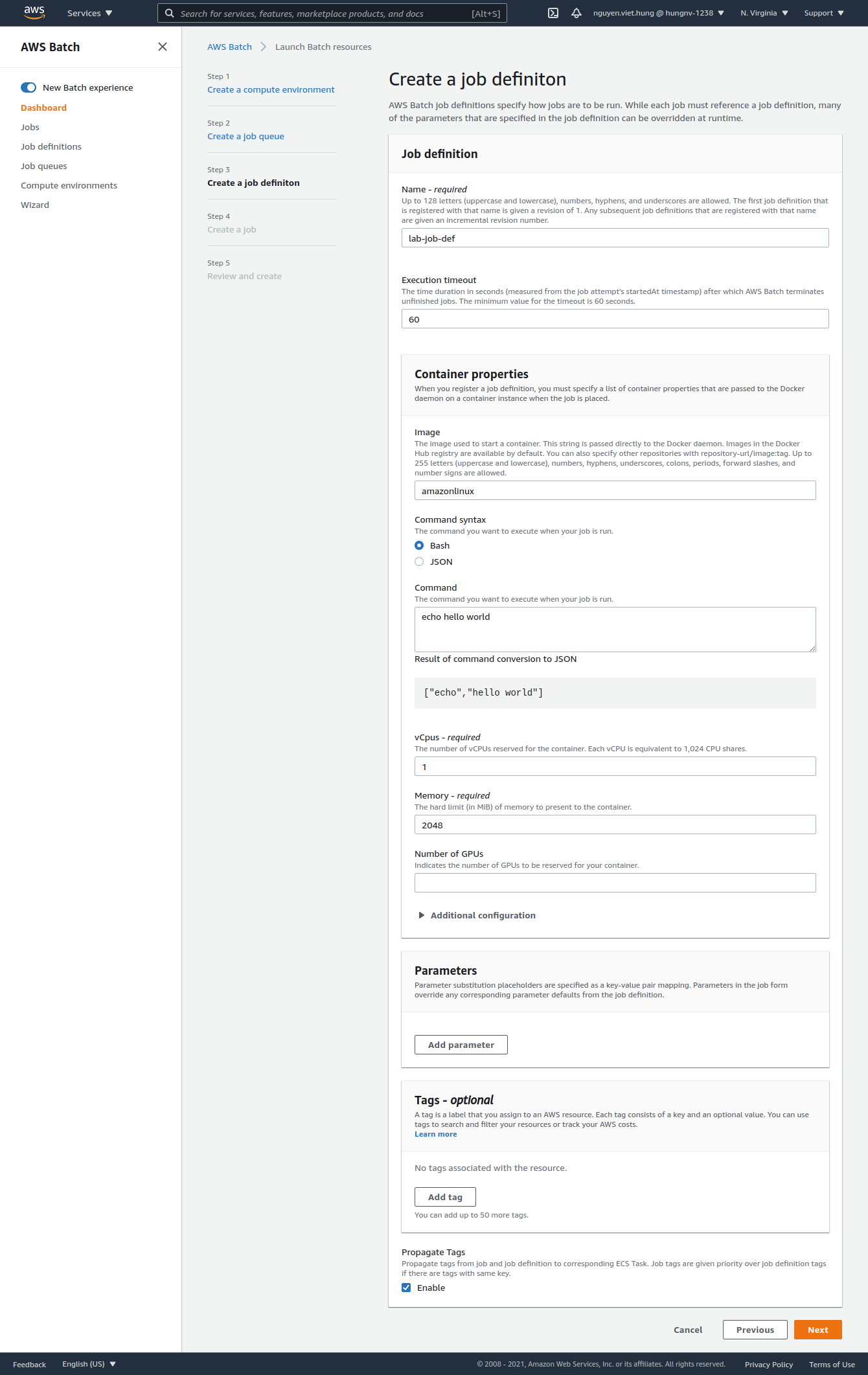 Giới thiệu về AWS Batch