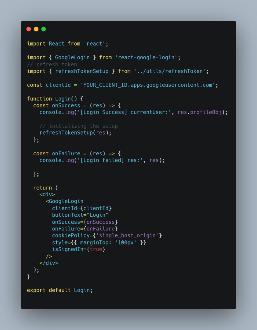 Tích hợp đăng nhập Google trong ReactJs sử dụng react-google-login