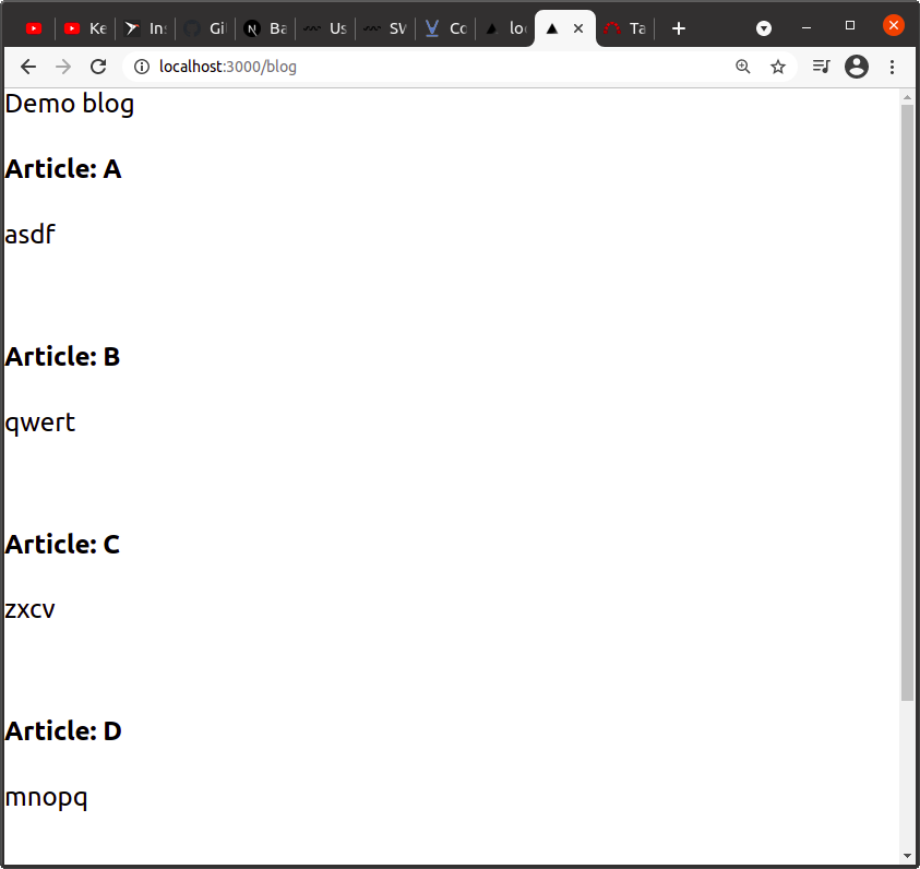 Combining client side and server side rendering on same page using next.js