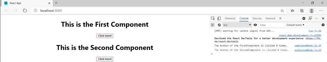 ReactJS Custom Hooks