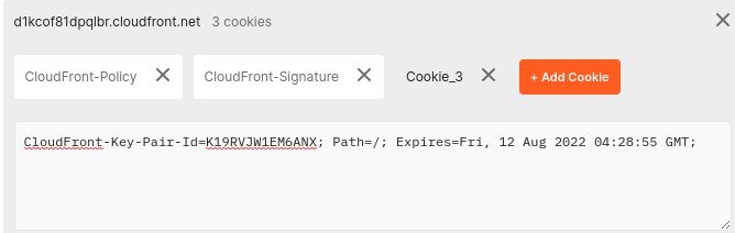 Sử dụng CloudFront Signed Cookies