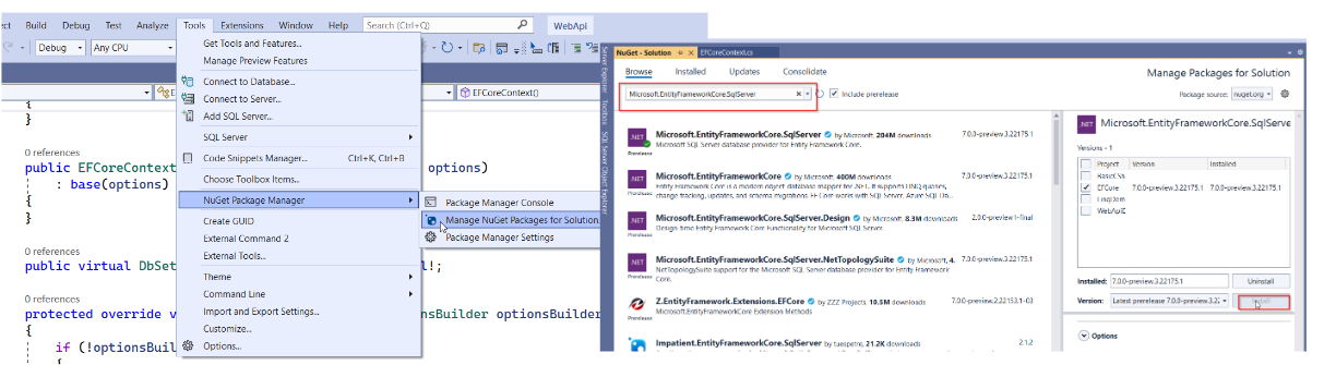 [Phần 1] Tổng quan về Entity framework core