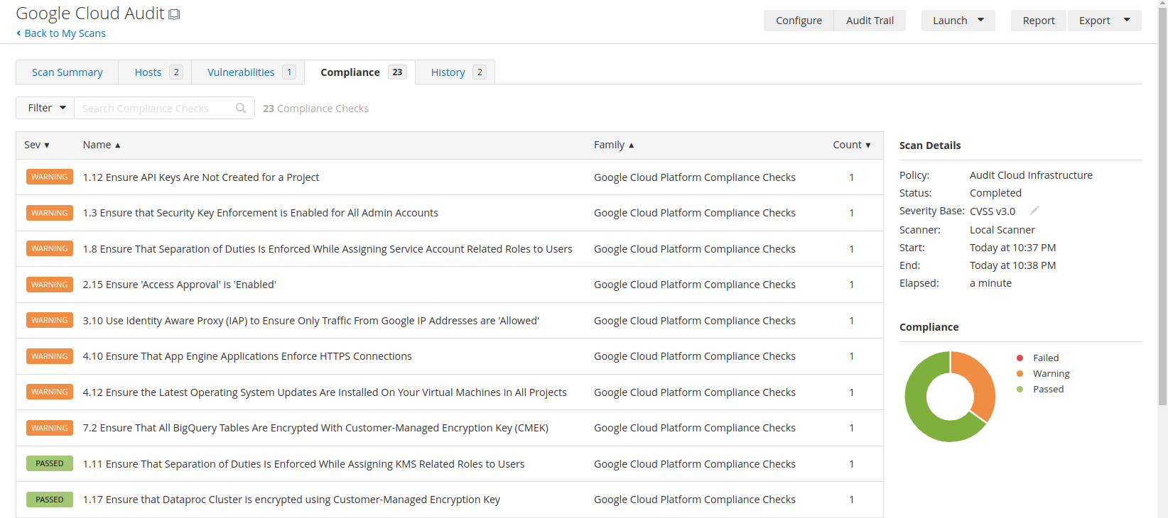 Audit Google Cloud Platform Với Nessus - Viblo