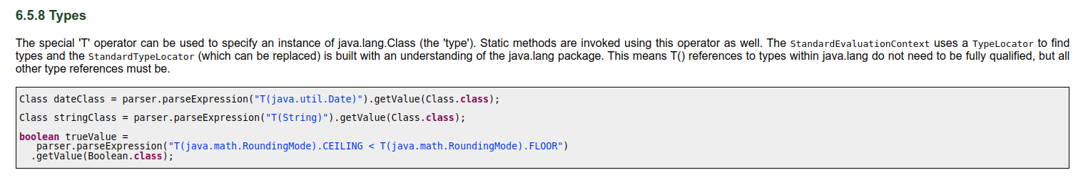 CVE-2022-22980 - Spring Data MongoDB remote code execution.