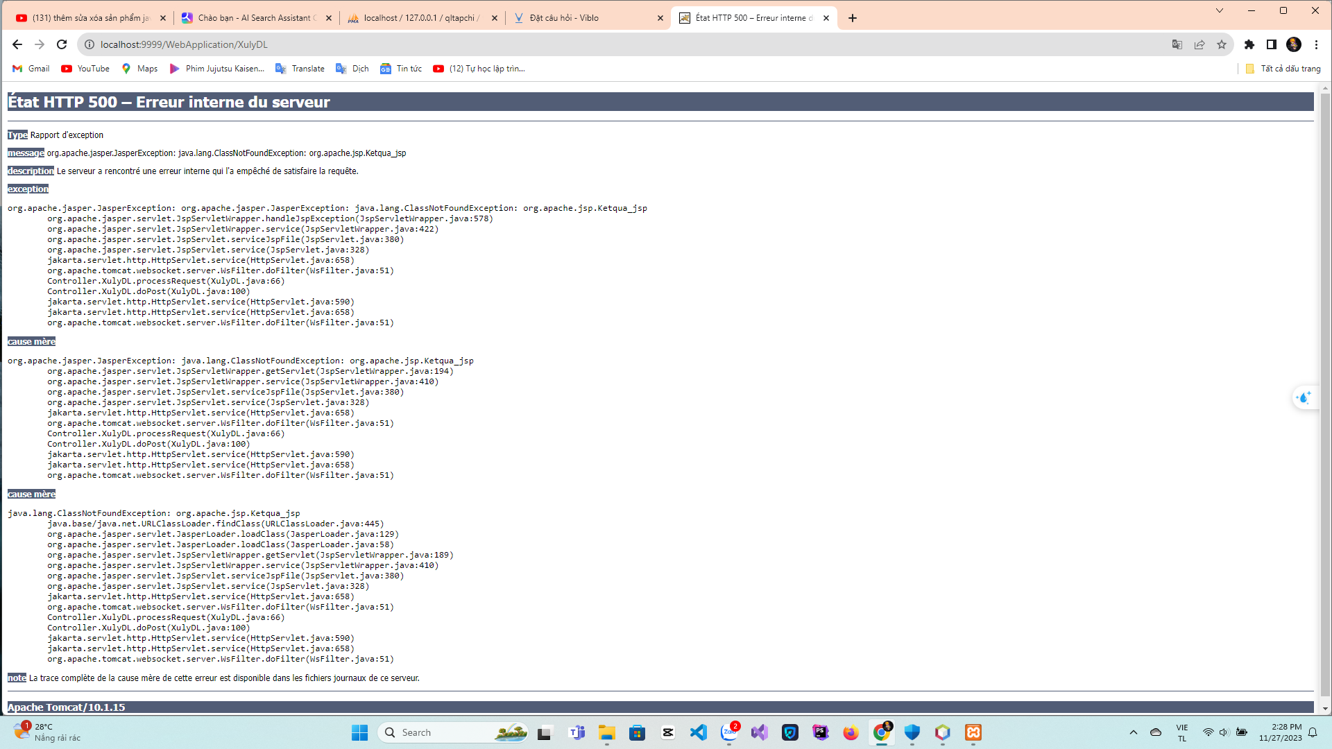 Lập trình web với Java sử dụng công nghệ Servlet,JSP. - Viblo