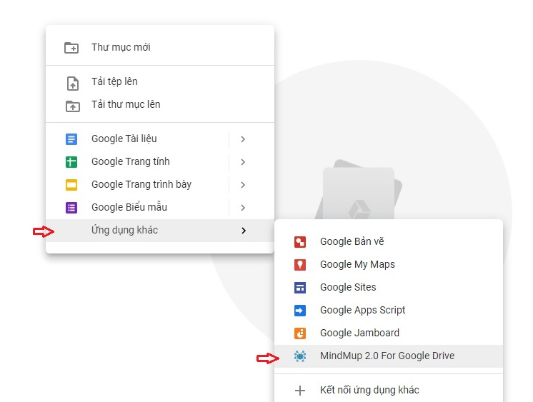 Hướng dẫn tạo Sơ đồ tư duy Mindmap với Google Drive