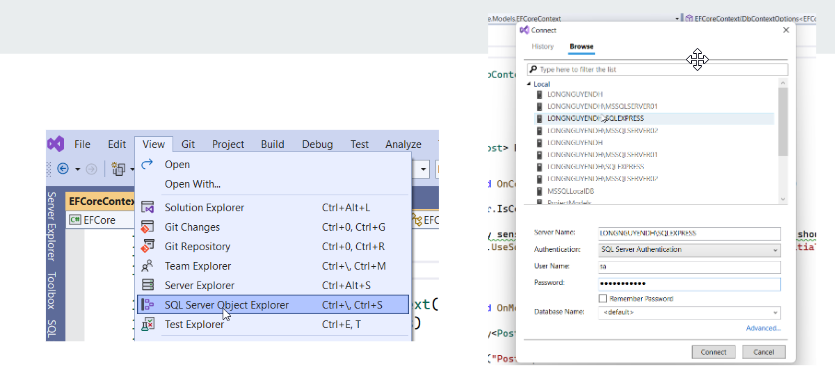 [Phần 1] Tổng quan về Entity framework core