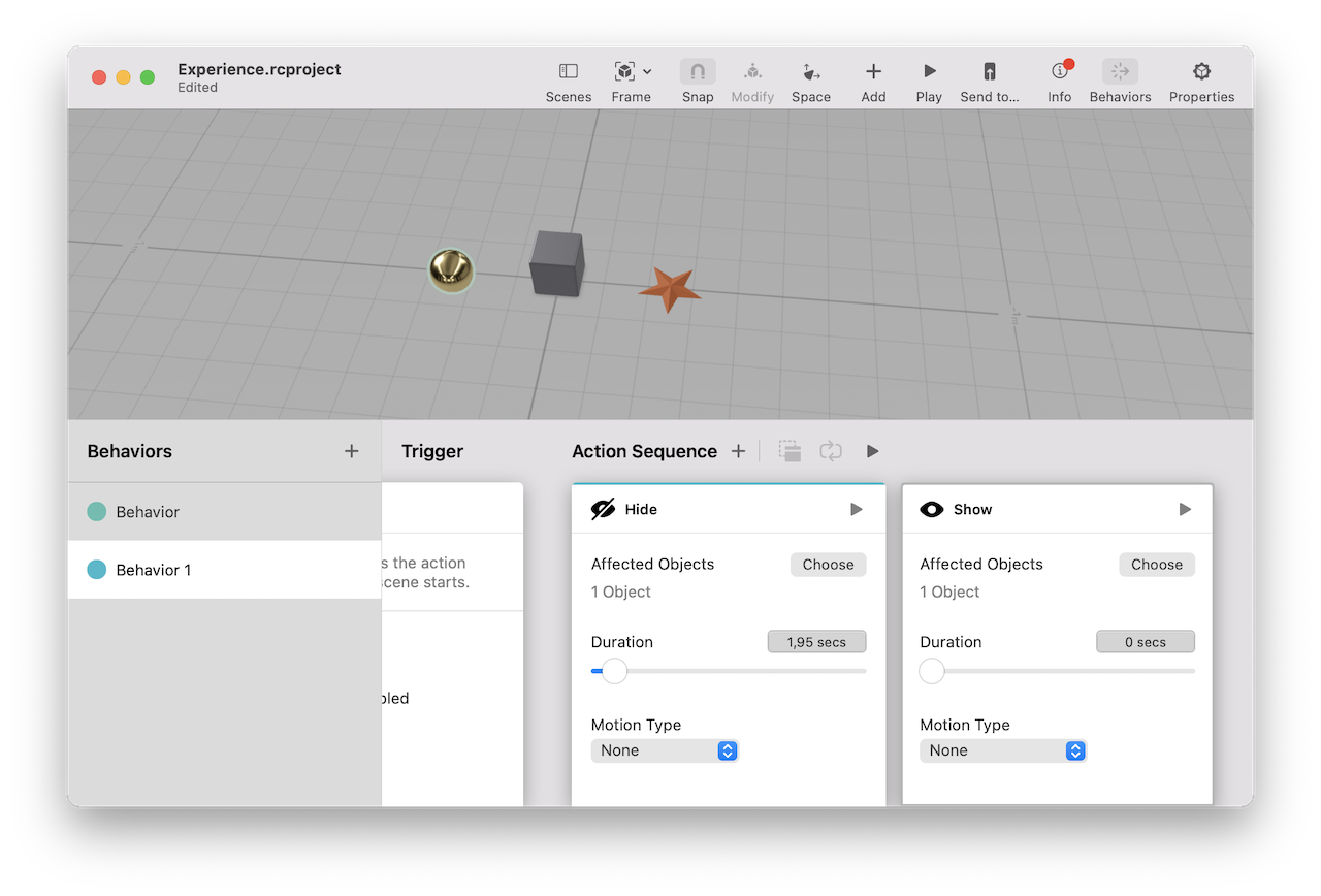 Sử dụng RealityKit và Reality Composer trong ARKit