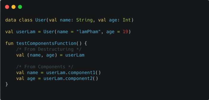 Tìm hiểu về Kotlin data class