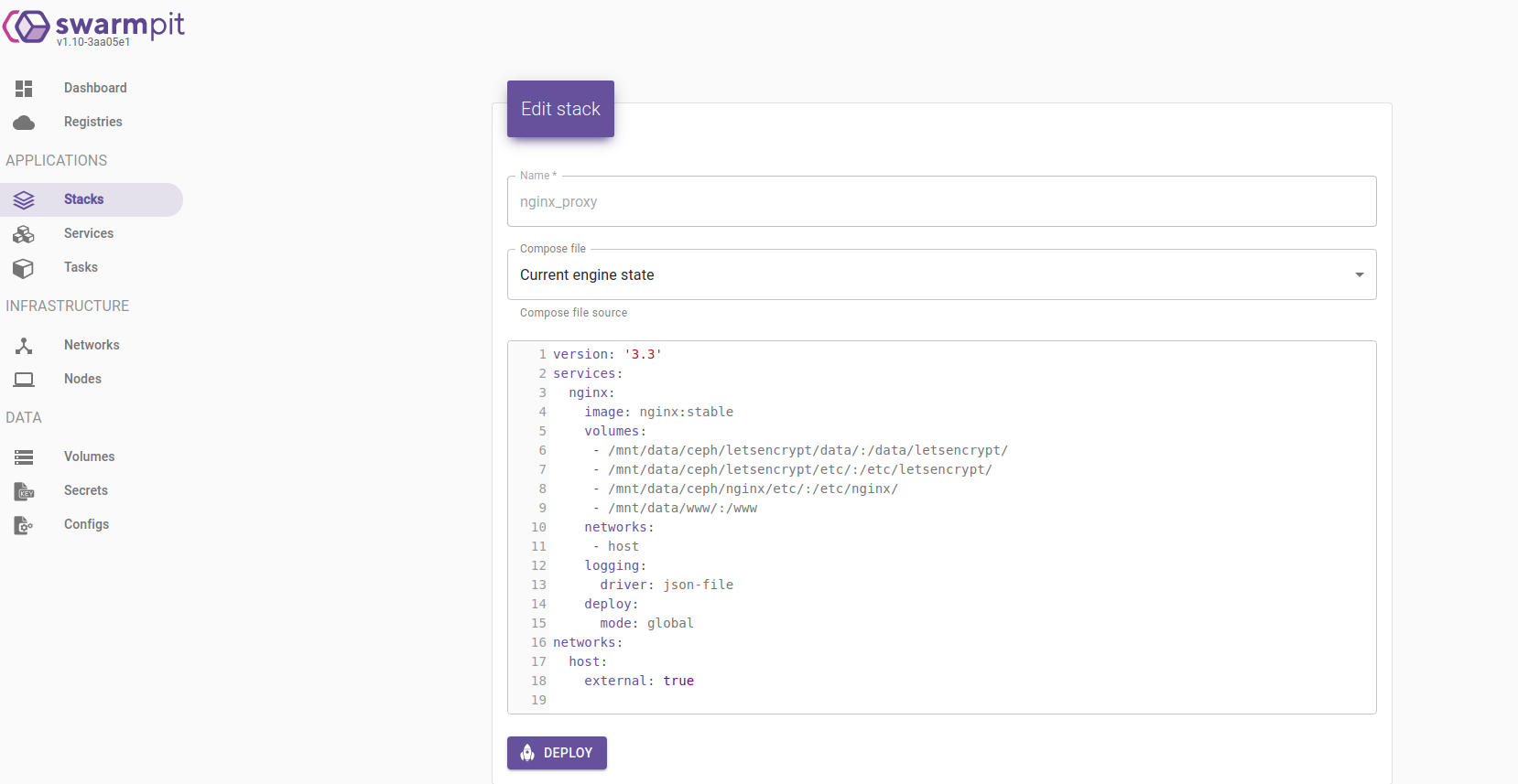 Triển khai docker swarm, glusterfs và giao diện quản lý swarmpit