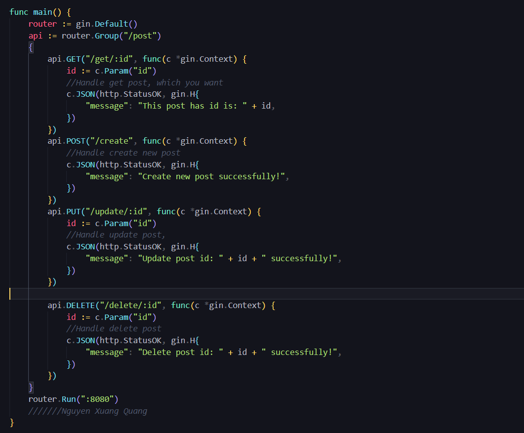 Golang và Gin - Rượu chuột chũi