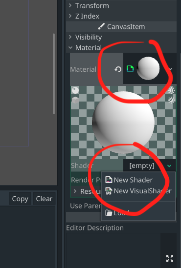 Cách sử dụng shader trong Godot