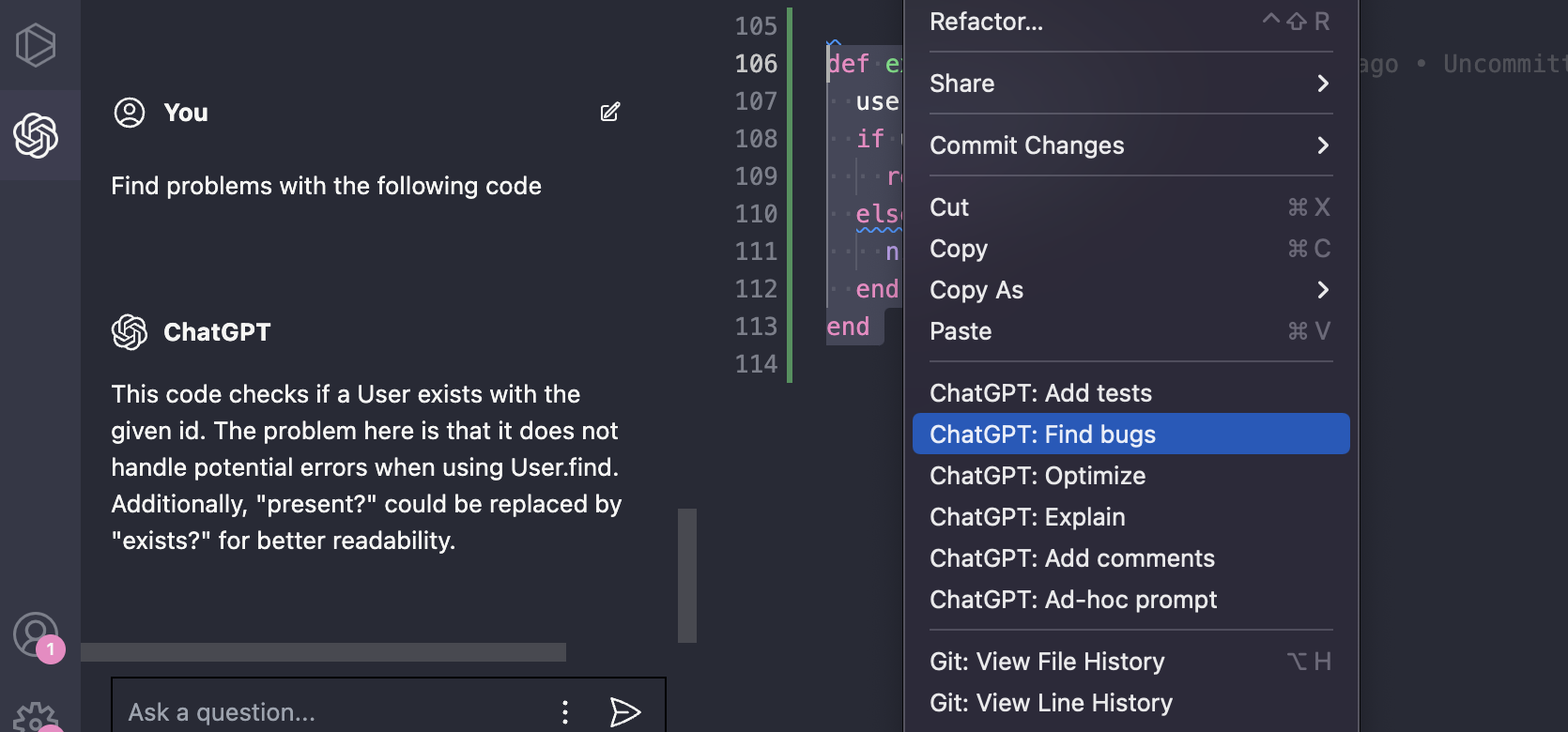 Extension ChatGPT | tích hợp ChatGPT vào Visual Code - Viblo