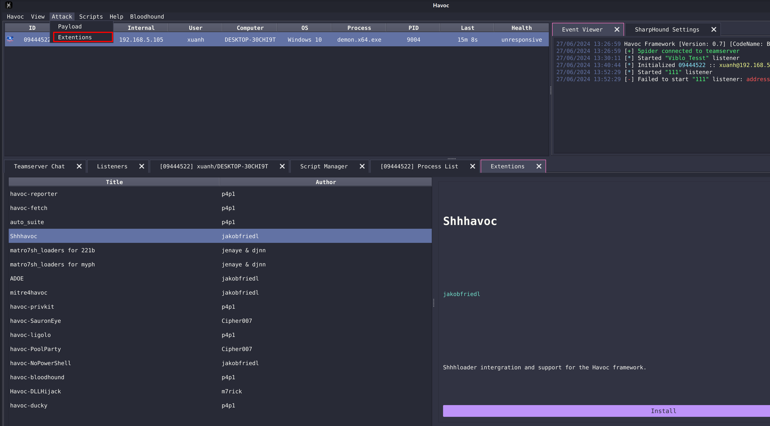 Tìm hiểu về Havoc C2 Framework