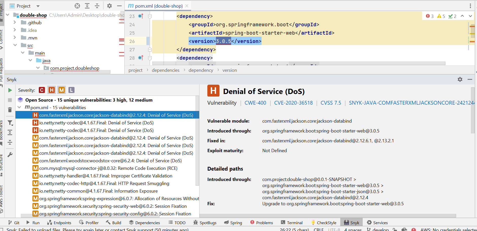 Tại sao dùng version mới nhất của Spring-boot-starter-web nhưng vẫn gặp lỗi? - Viblo
