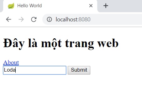 「Spring Boot #8」 Tạo Web Helloworld với @Controller + Thymeleaf