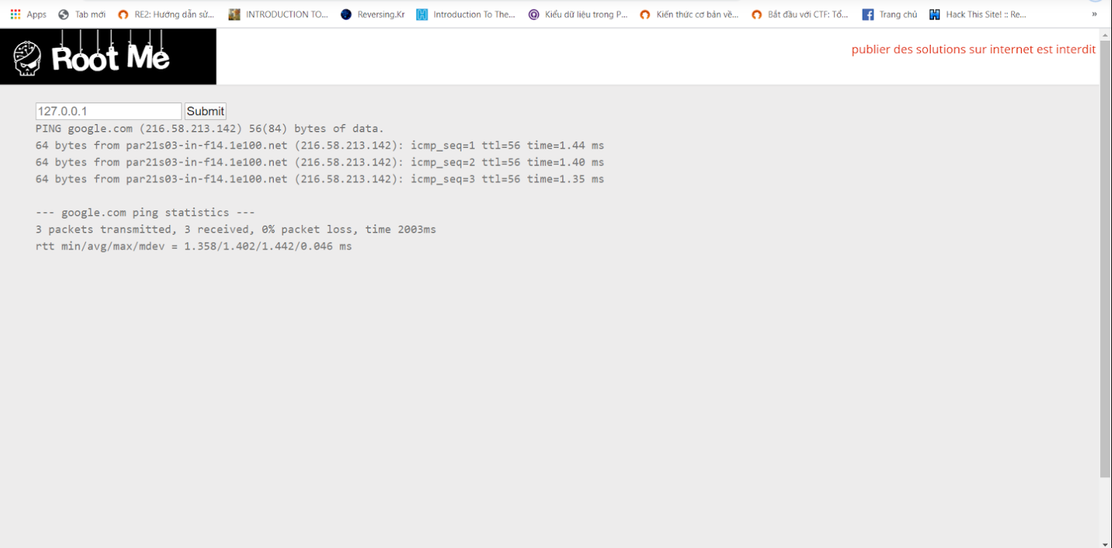Write-up Root Me web server challenge