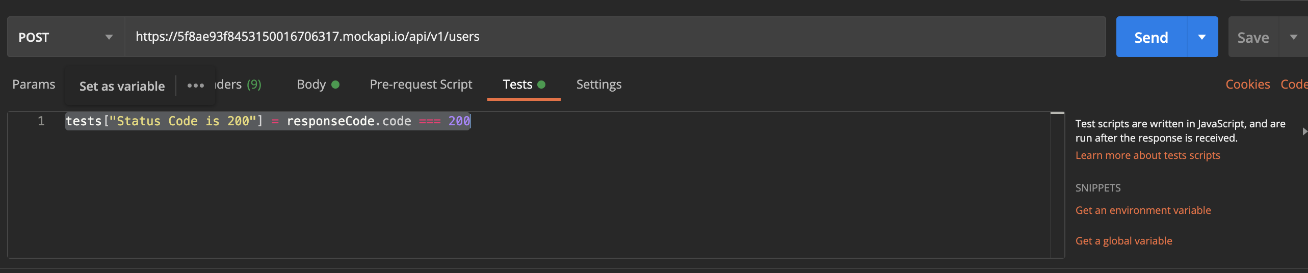 Postman nâng cao - Viết Tests cho Postman