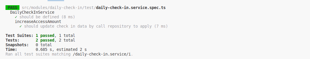 NestJS Coding Practice: tính năng check-in với TDD, Viblo - P2