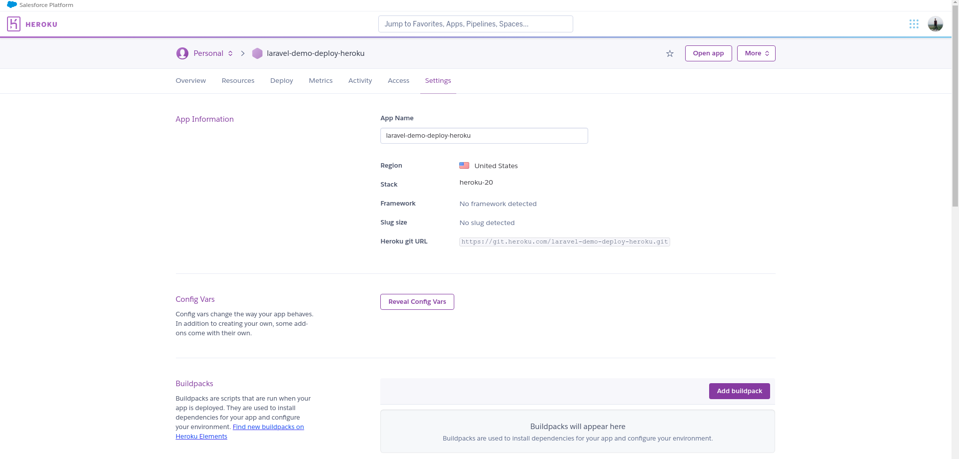 Deploy project Laravel hoàn chỉnh lên Heroku - Viblo