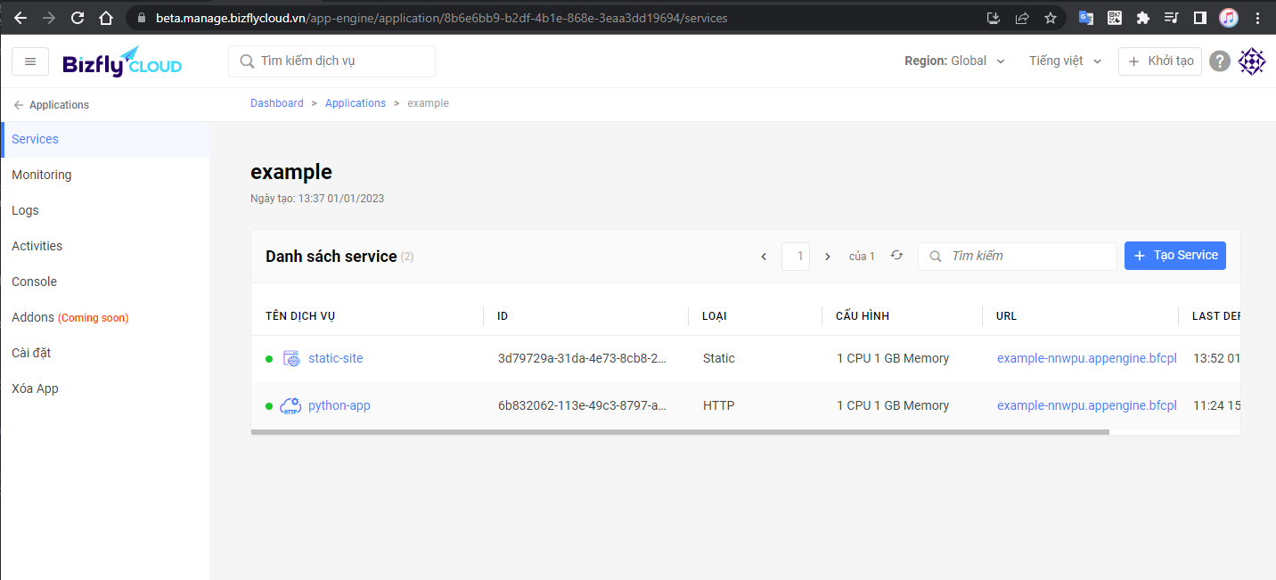 Triển khai Golang Rest API trên BizflyCloud App Engine - Viblo