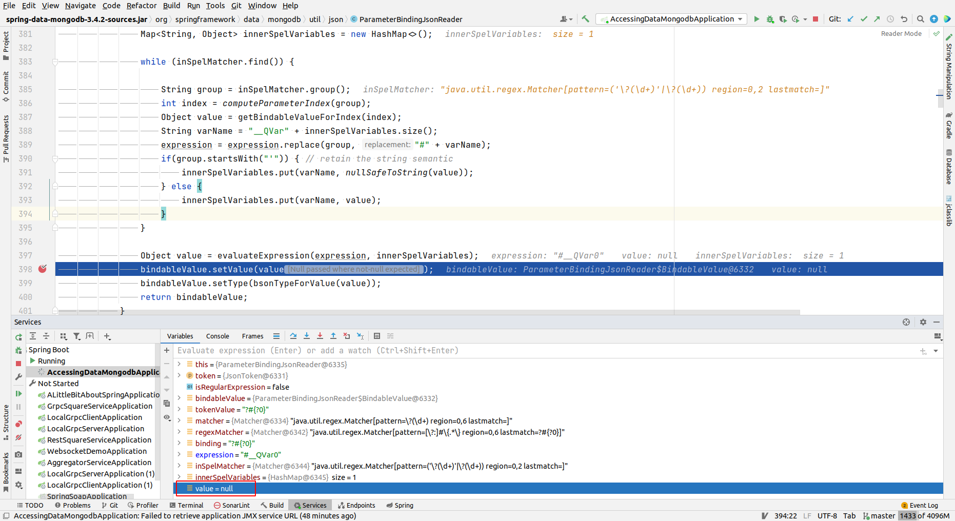 CVE-2022-22980 - Spring Data MongoDB remote code execution.