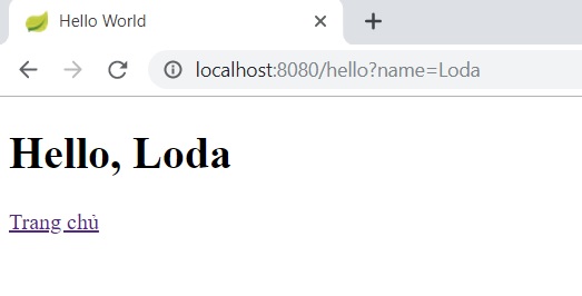 「Spring Boot #8」 Tạo Web Helloworld với @Controller + Thymeleaf