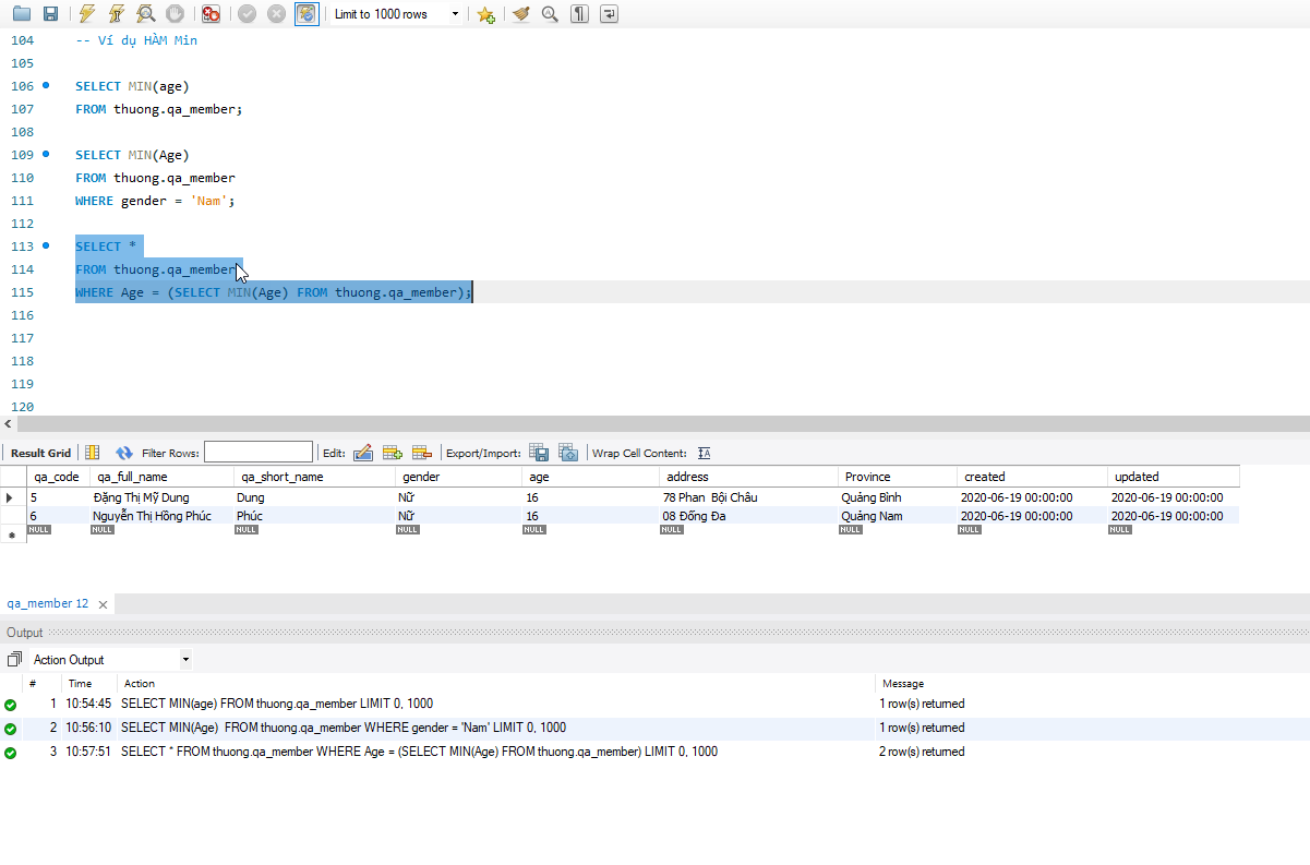 MỘT SỐ THAO TÁC CƠ BẢN TRÊN MYSQL MÀ TESTER/QA NÊN BIẾT (Phần 6)
